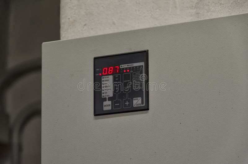 Power Factor Gauge stock photo. Image of building, electric - 9110298