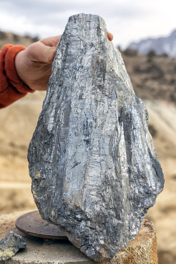 View of the Graphite Specimen. it is a Crystalline Form of the Element ...