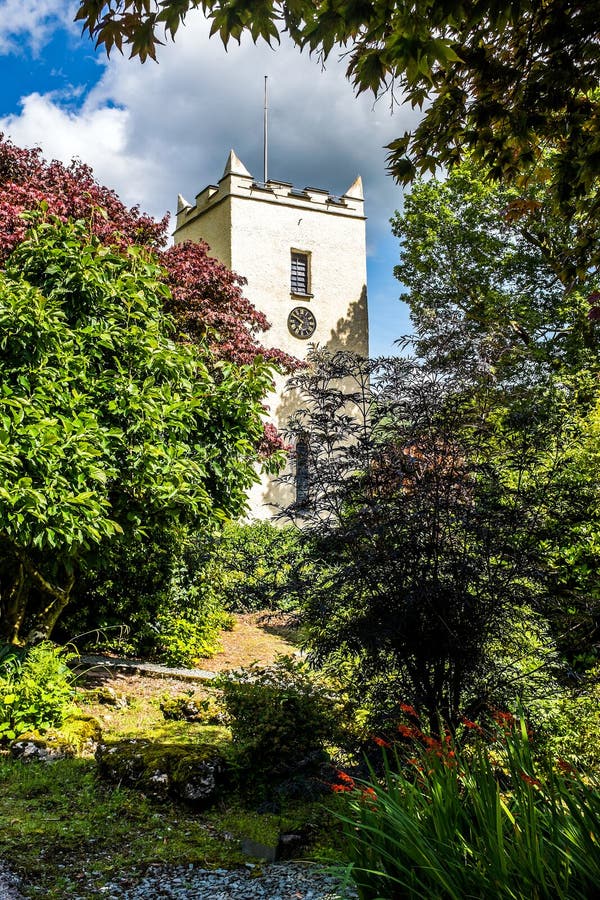 Grasmere, Cumbria, England stock image. Image of church - 328514057