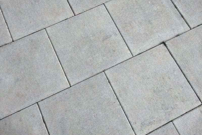 View of the Gray Pedestrian Tiles in the City. Stock Photo - Image of ...