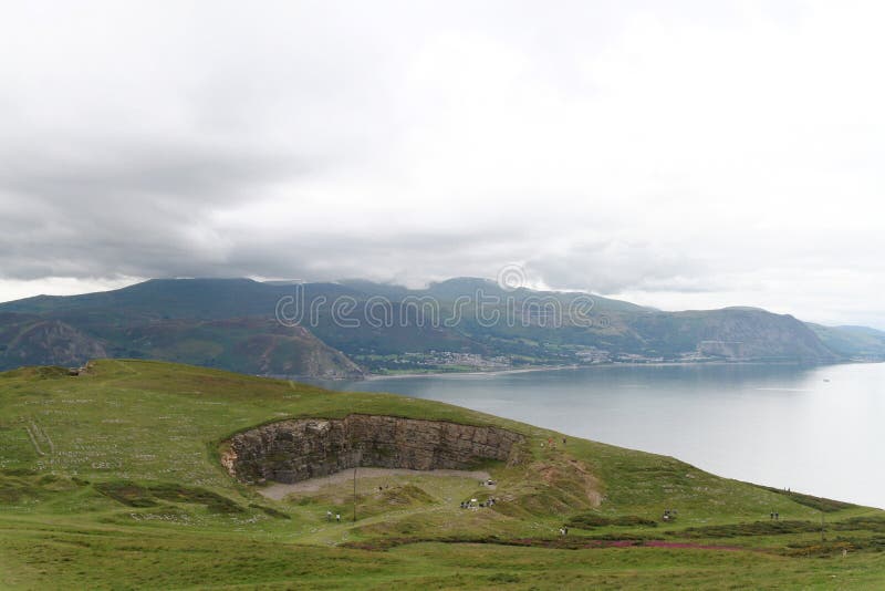 View of the Great Orme on Snowdonia Editorial Photo - Image of tour ...