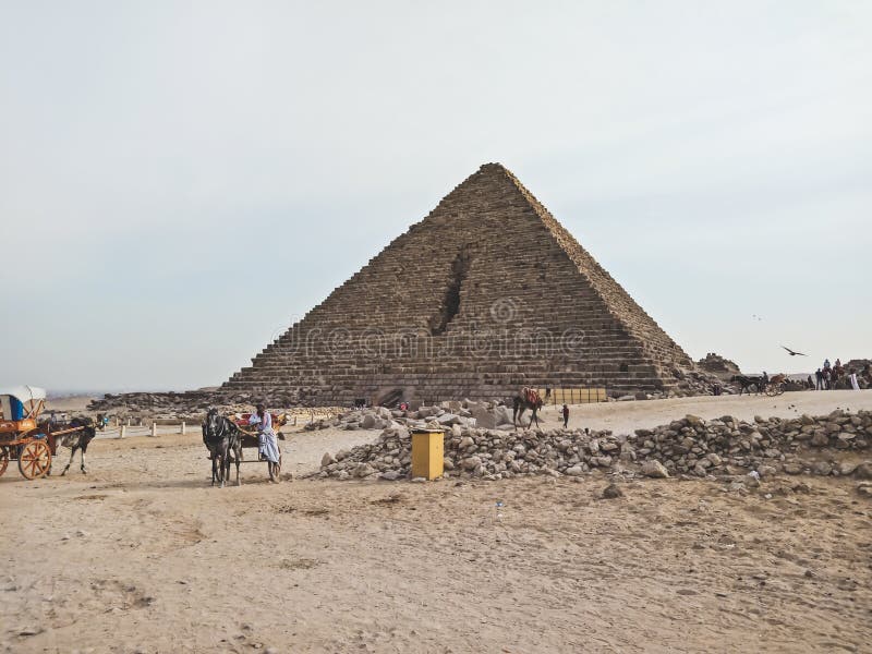 The View of the Pyramid at Giza, Egypt Editorial Image - Image of ...
