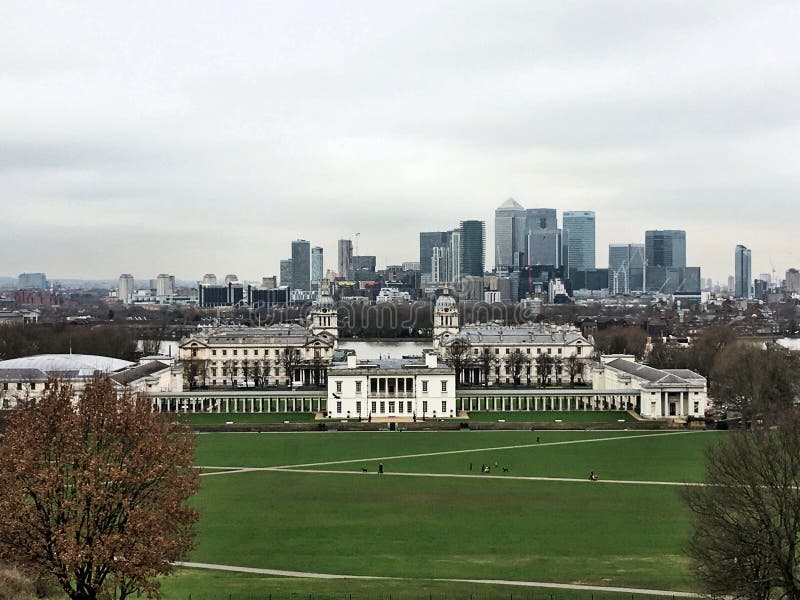 A View of Greenwich from the Observatory Stock Image - Image of ...