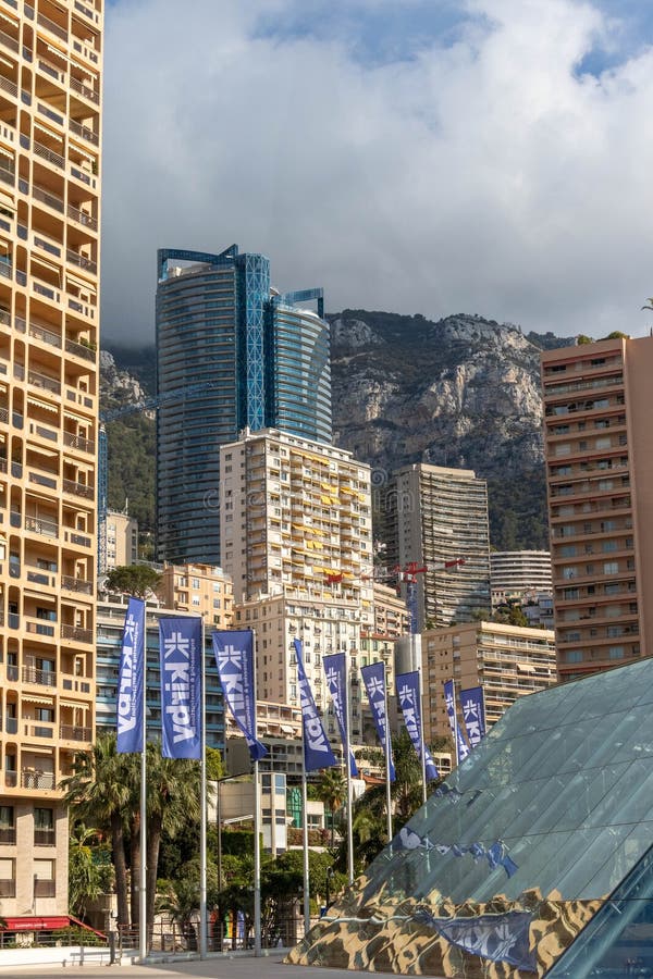 A View of the Grimaldi Forum, Located in Larvotto, Monaco Editorial ...