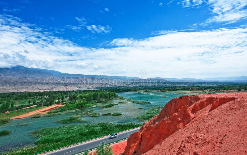 The View of Guide,Qinghai 3 Stock Photo - Image of plateau, travle ...