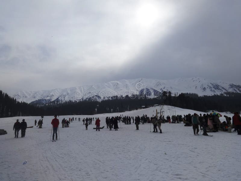 A View of Gulmarg during Winter Season after the Snow Fall Editorial ...