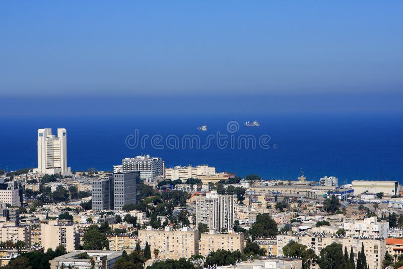 View of Haifa stock photo. Image of architecture, israel - 11381144