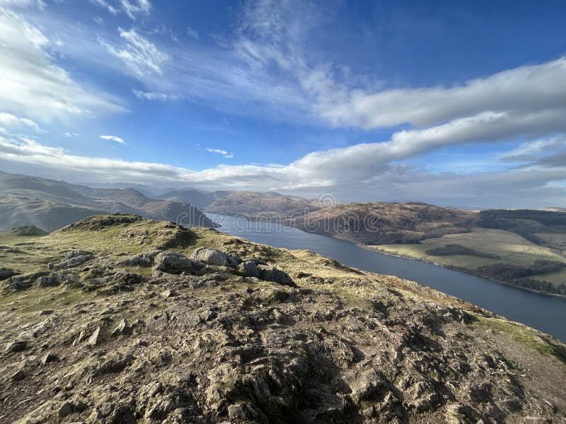 View from Hallin Fell stock photo. Image of hill, district - 340894750