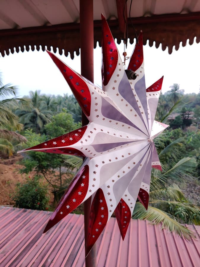 View of Hanging Star Object Stock Image - Image of gift, wood: 206301645