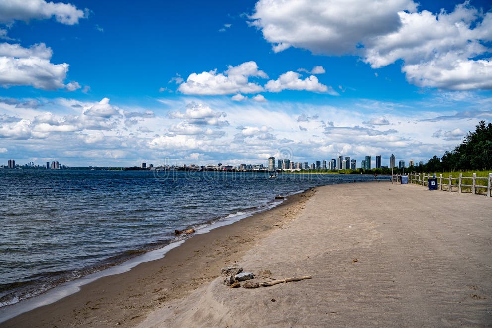 View of Hanlan S Point Beach in the Toronto Islands Stock Photo - Image ...