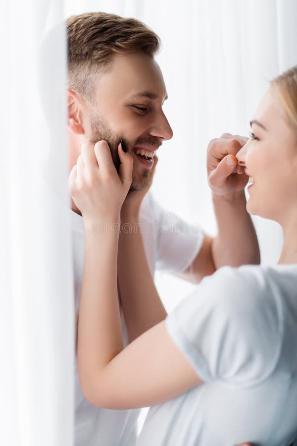 View of Happy Man Touching Nose Stock Photo - Image of together ... View of Happy Man Touching Nose Stock Photo - Image of together ...