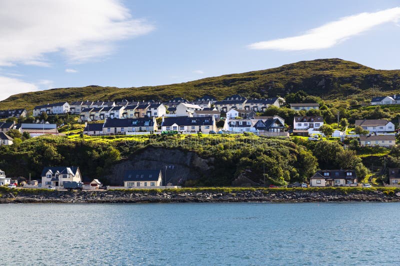 View of the Harbor in Mallaig Stock Image - Image of sailboats ...