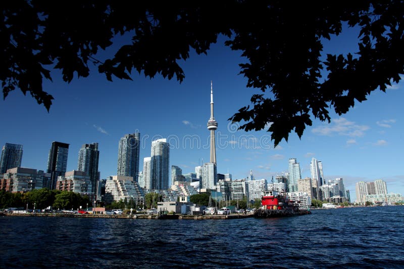 Toronto harbor stock photo. Image of evening, view, house - 168391732