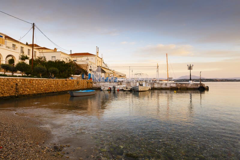 Spetses island. editorial stock photo. Image of europe - 110383568