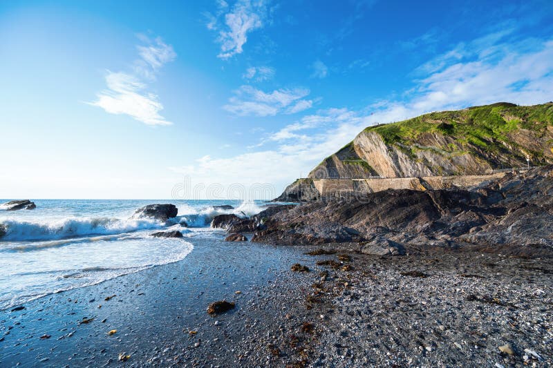 View of Hartland Quay, Bideford in North Devon Stock Photo - Image of ... View of Hartland Quay, Bideford in North Devon Stock Photo - Image of ...