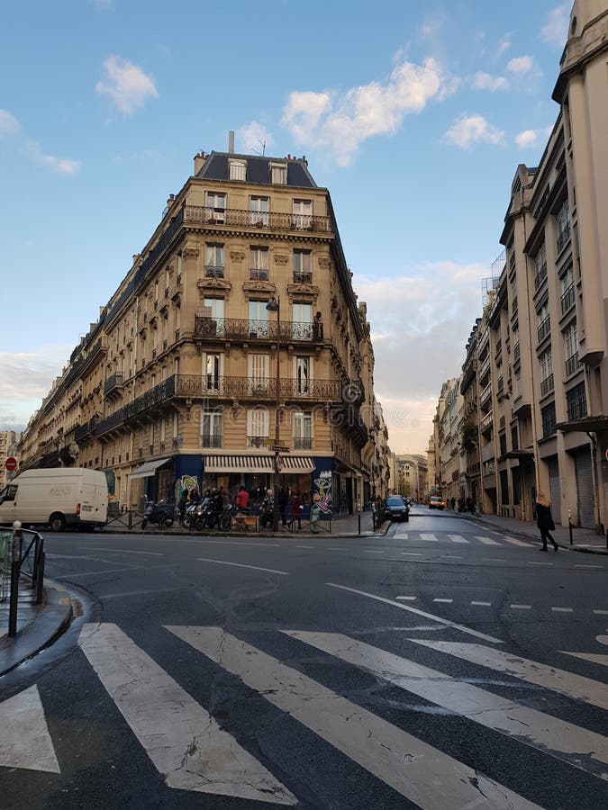View of the Haussmannien Building in Paris, Typical Building since the ...