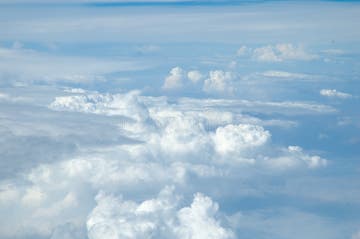 A view from heaven stock image. Image of ether, blue, pretty - 1037809