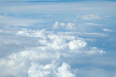 A view from heaven stock image. Image of ether, blue, pretty - 1037809