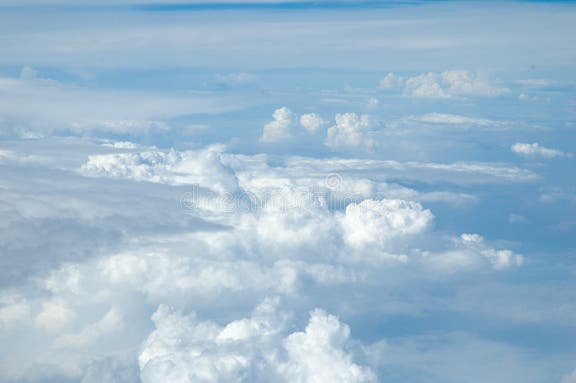 A view from heaven stock image. Image of ether, blue, pretty - 1037809