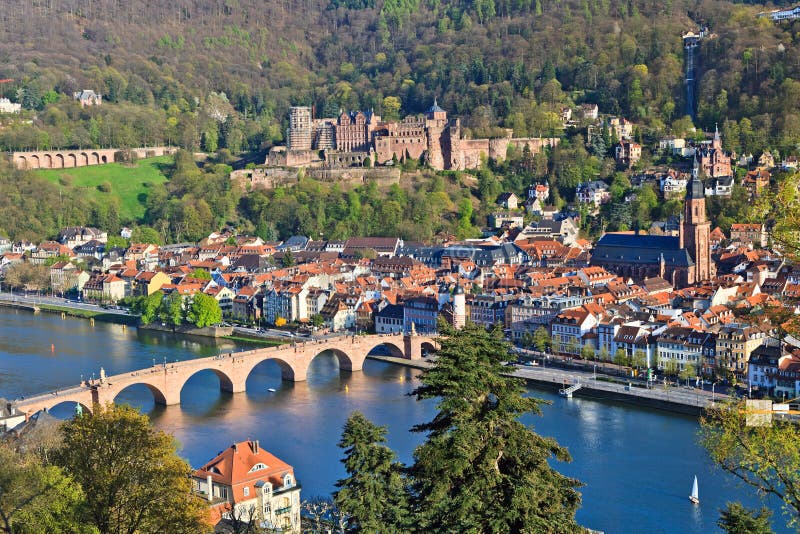 View on Heidelberg stock image. Image of europe, heidelberg - 16637665