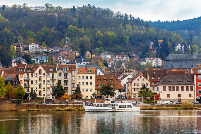 View on Heidelberg at Spring, Germany Editorial Stock Image - Image of ...