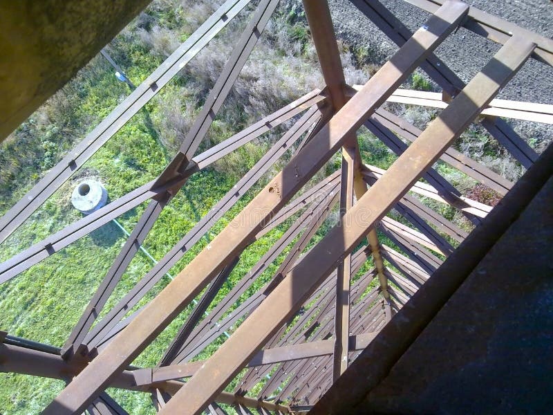View from Height of a Water Tower Stock Photo - Image of foot, object ...