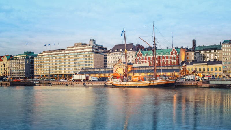 View on Helsinki Harbor at Dask Stock Image - Image of pier ...