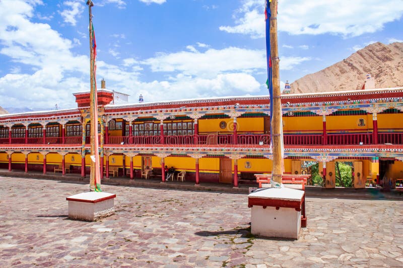 View of Hemis Monastery stock photo. Image of gompa - 326254760