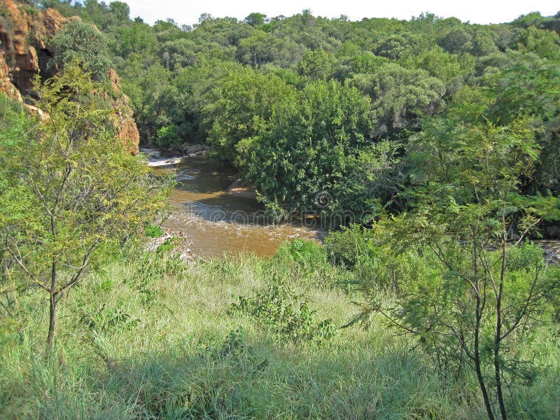 View of a Hennops River from a Distance Stock Photo - Image of ...
