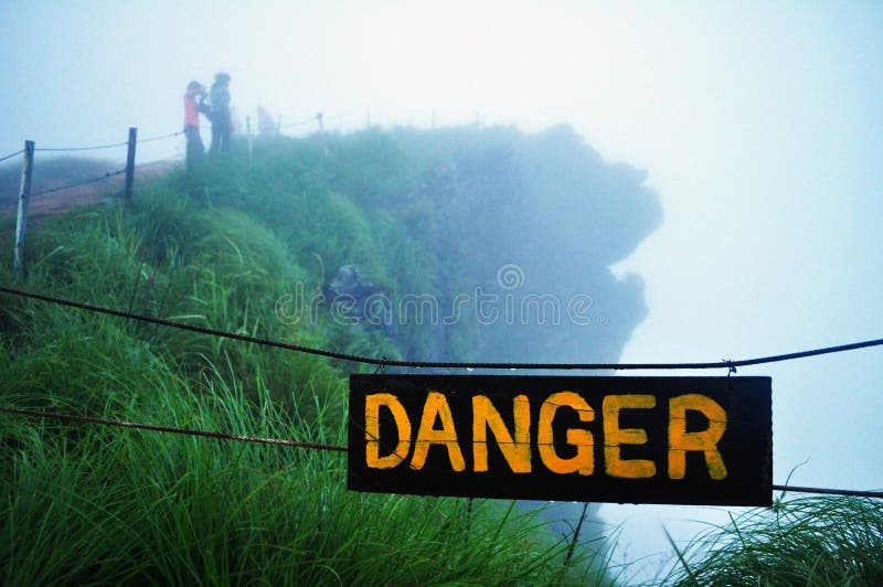 View on the high hill stock photo. Image of dangerous - 32847070