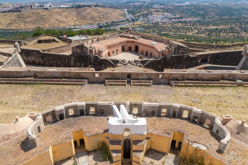 View from the Interior of a Fort in Summer Day Stock Photo - Image of ...