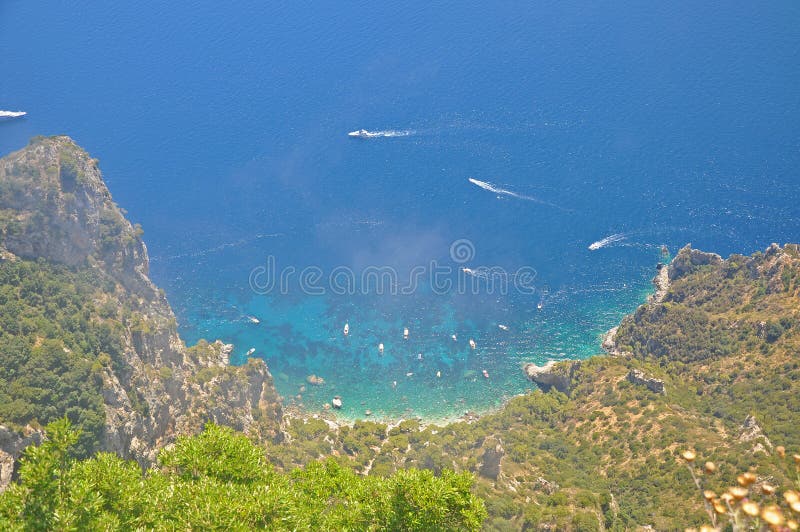 Capri blue grotto stock image. Image of boat, blue, italy - 97521129