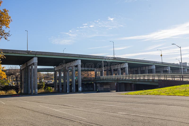 A long highway stock image. Image of landscape, meadow - 165216751