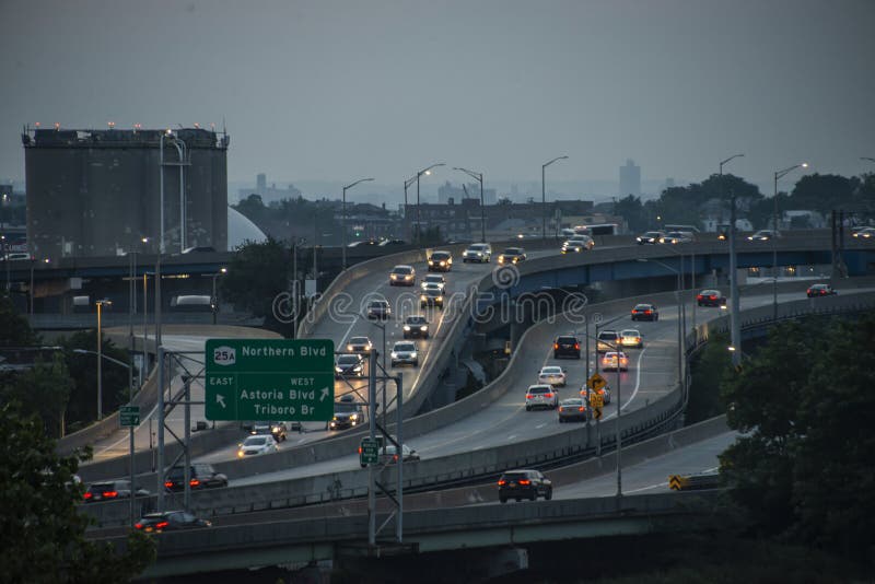 Highway in the city stock photo. Image of cars, city - 222805546