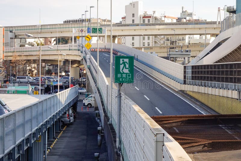 View of the Highway in Kyoto, Japan Editorial Photography - Image of ...