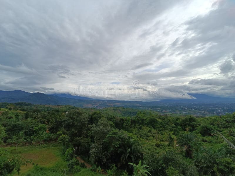 The View on the Hill of Sentul Area Stock Image - Image of area, sentul ...