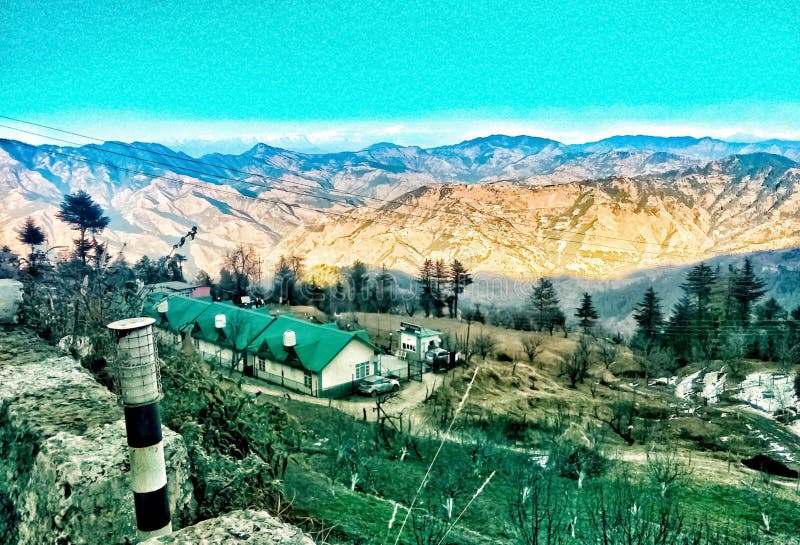 View from the Hills of Kufri Stock Photo - Image of view, kufri: 174139074