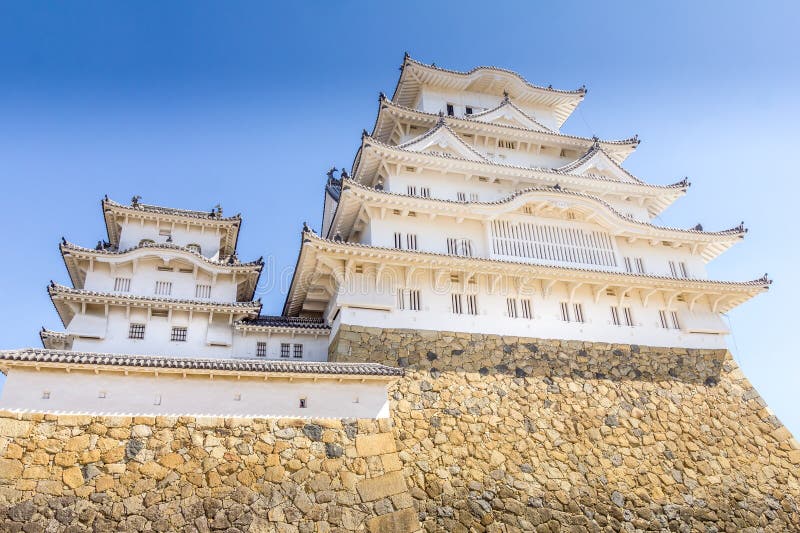 View of the Himeji Castle, Hyogo Stock Image - Image of castle, asian ...