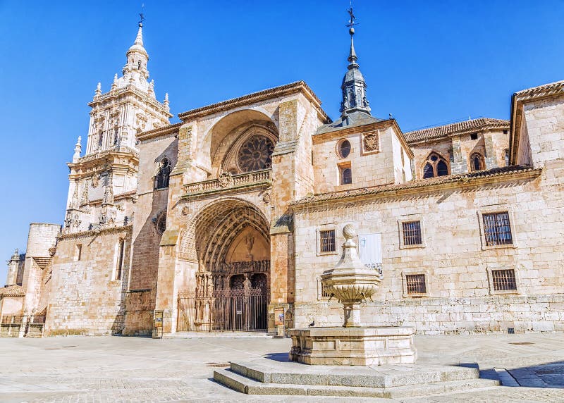 View of Historic Buildings in Osma, Spain Stock Image - Image of ...