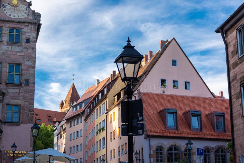 View of the Historic Center of Nuremberg, Germany Stock Image - Image ...