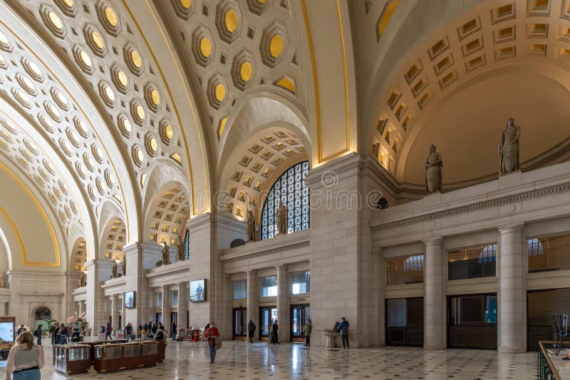 The View of the Historic Great Hall of Washington Union Station ...