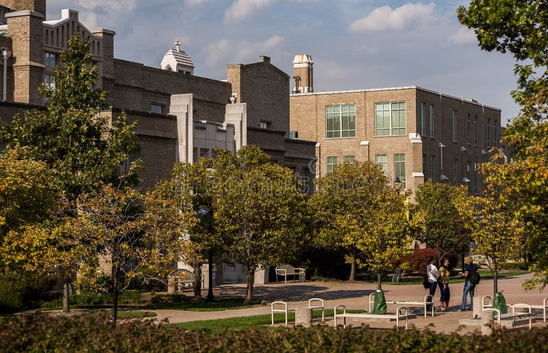 Historic Hinkle Hall - Xavier University - Cincinnati, Ohio Editorial ...