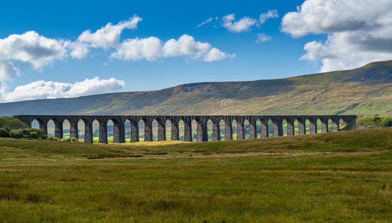 View of the Historic Ribblehead Viaduct in North Yorkshire Stock Photo ...