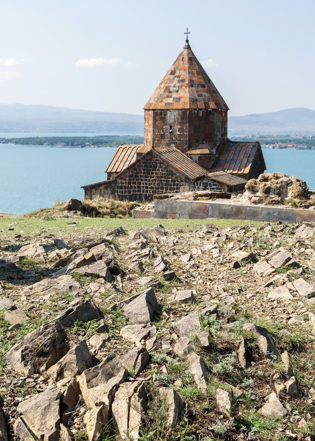 Surp Arakelots, Sevanavank Monastery, Lake Sevan, Armenia Stock Image - Image of church ...