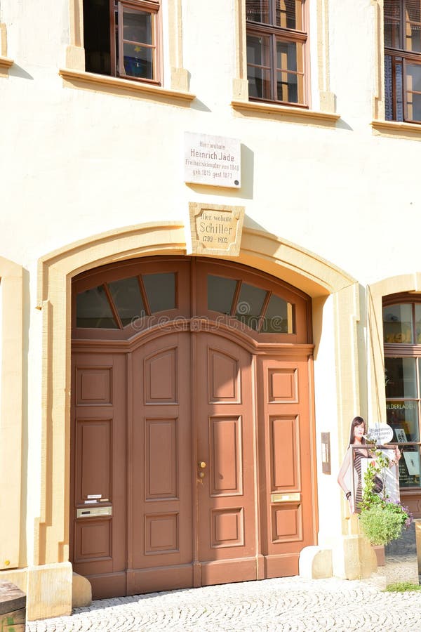 View in the Historical City of Weimar, Thuringia, Germany Editorial ...