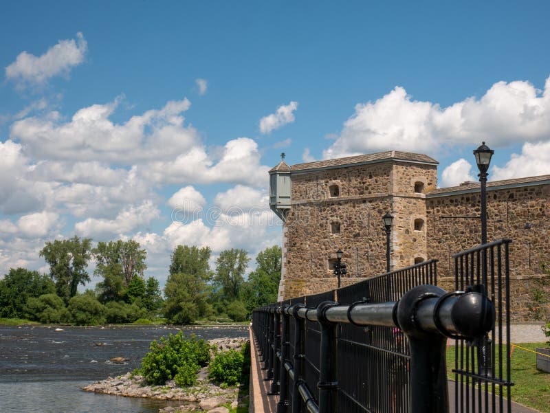 Fort Chambly, A National Historic Site Stock Image - Image of travel ...