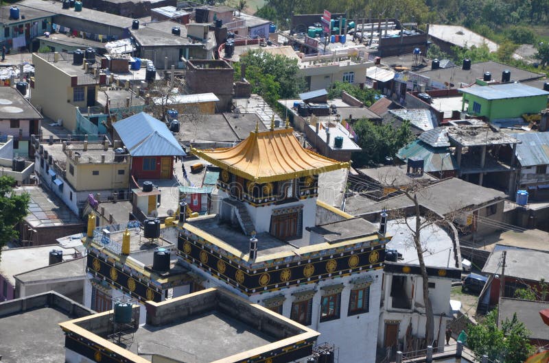 View on Sacred Rewalsar Lake Editorial Image - Image of guru, buddhism ...