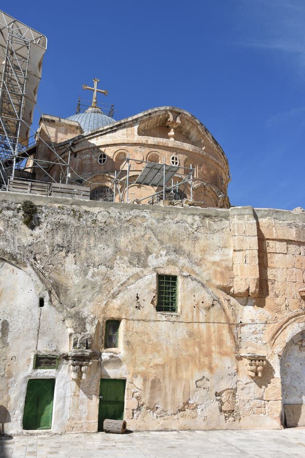 View of the Holy Sepulchre, Surround the Old City of Jerusalem. Stock ...