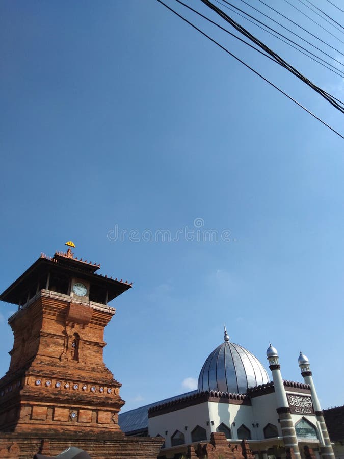 View of the Holy Tower in Central Java, Indonesia and the Beautiful ...