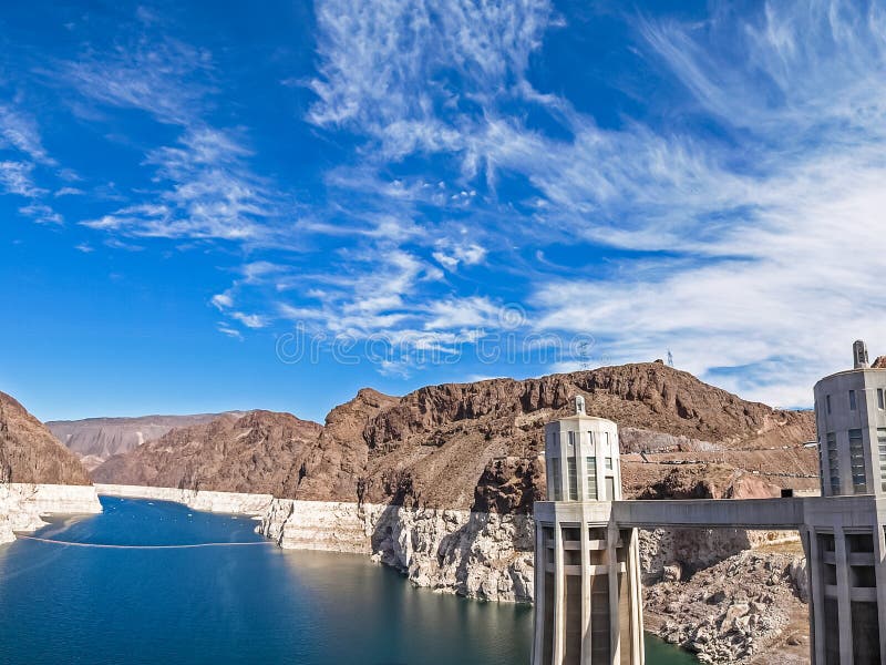 View of the Hoover Dam in Nevada Editorial Image - Image of concrete ...